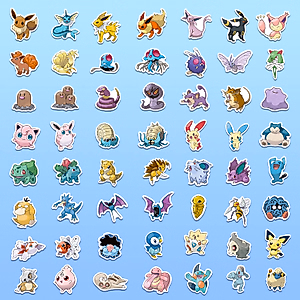 300 PCS Cute Cartoon Anime Stickers Cool Cartoon Stickers for Water Bottles,Laptop,Phone,Skateboard,Bicycle