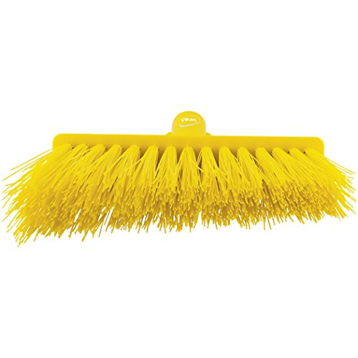 Vikan, Yellow Broom,Angle Cut,Stiff,11",PP/PET, 2914
