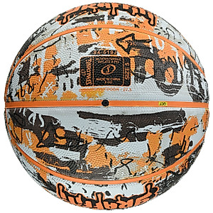 Spalding Basketball Graffiti Orange No. 5 Basketball Basket