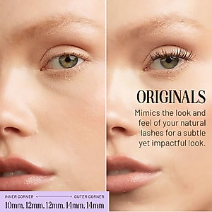 Lilac St - Originals Natural Faux Eyelash Clusters (12mm) - Soft, Natural Look - DIY Lash Extension Wisps - Lightweight & Lifelike - Lasts 10 Days - Cruelty Free, Vegan, Women Founded - 10 Lashes