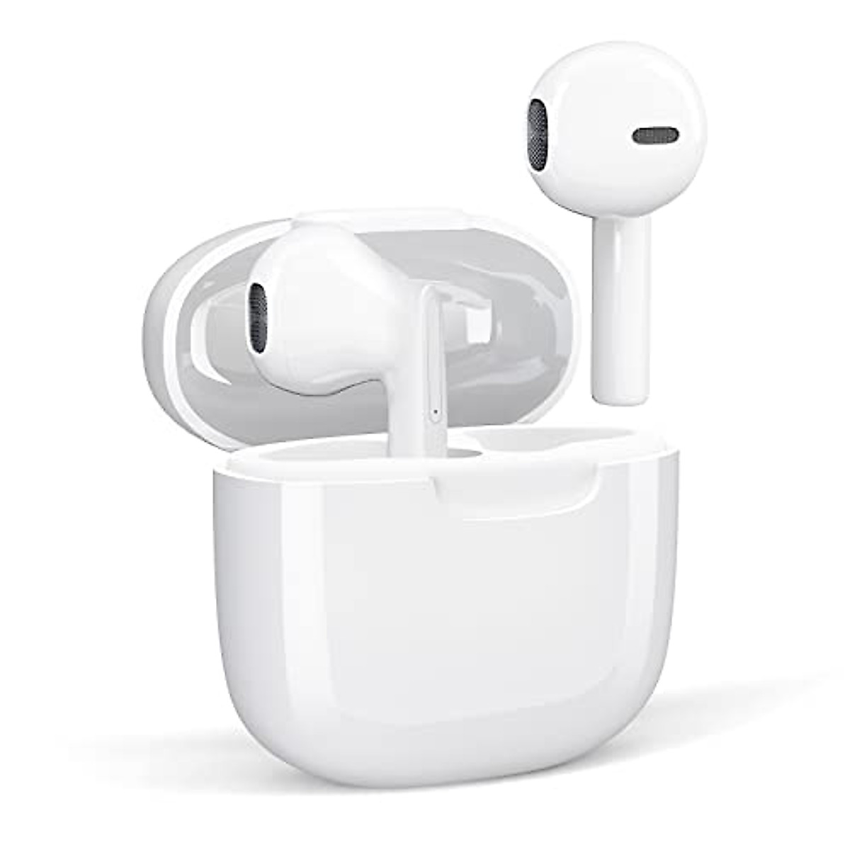 ESSPOMNCE Wireless Earbuds Bluetooth Headphones 36H Play Time 5.0 Bluetooth with Wireless Charging Case, IPX6 Waterproof Sweat-Proof Earphones True Wireless Earbuds, in-Ear Earbuds for Working Sports