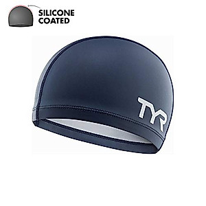 TYR LSCCAP401ALL Silicone Comfort Cap Navy All