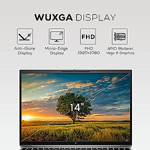 HP EliteBook 745 G5 FHD Laptop 14in Notebook PC - AMD R7-2700 Backlit Keyboard,Fingerprint Reader,1.8GHz 16GB 256GB SSD Windows 10 Professional (Renewed)