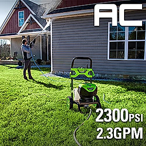 Greenworks PRO 2300 PSI TruBrushless (2.3 GPM) Electric Pressure Washer (PWMA Certified)