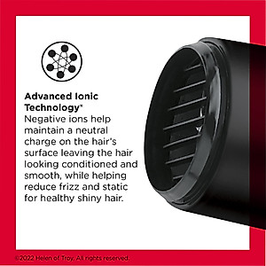 Revlon Turbo Hair Dryer | 1875 Watts of Maximum Shine, Fast Dry (Black)