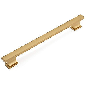 Cosmas 10 Pack 702-192GC Gold Champagne Contemporary Cabinet Hardware Handle Pull - 7-1/2" Inch (192mm) Hole Centers