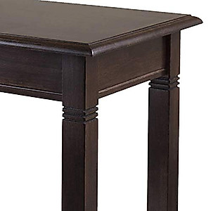 Winsome Nolan 30 x 40 x 15.98-Inch Composite Wood Console Table With Drawer, Cappuccino (40640)