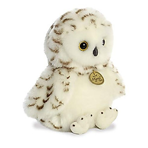 Aurora® Adorable Miyoni® Tots Snowy Owlet Stuffed Animal - Lifelike Detail - Cherished Companionship - White 10 Inches