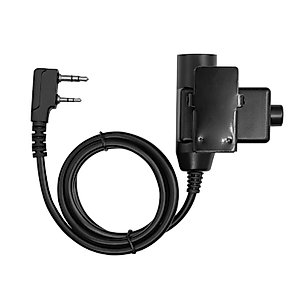 JEUYOEDE U94 PTT Tactical Military Adapter Standard 7.1mm Plug Compatible with Kenwood Radio