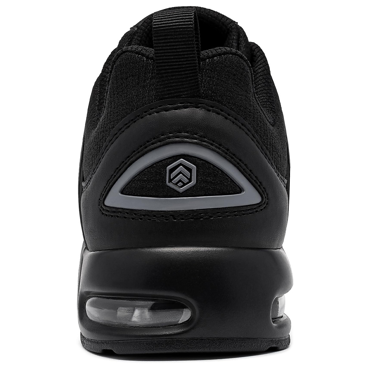 LARNMERN Steel Toe Shoes for Men Lightweight Safety Shoes Work Air Cushion Construction Zapatos Punta de Acero para Hombres (10, Dark Black)