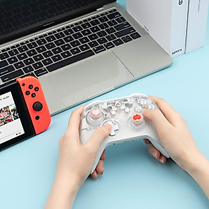 GeekShare Fruits Theme Xbox One Controller Thumb Grips, Thumbsticks Cover Set Compatible with Xbox One Controller, 2 Pair / 4 Pcs - Peach and apple