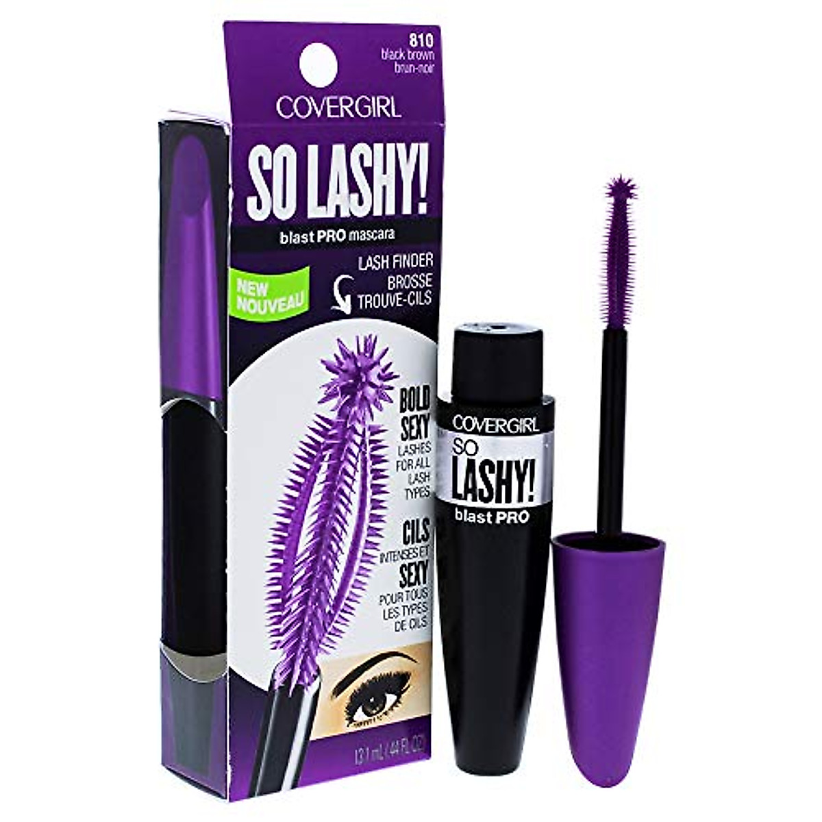 COVERGIRL So Lashy! blastPRO Mascara Black Brown .44 fl oz (13.1 ml) (Packaging may vary)