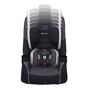 Safety 1st Crosstown All-in-One Convertible Car Seat, Rear-Facing 5-40 pounds, Forward-Facing 22-65 pounds, and Belt-Positioning Booster 40-100 pounds, Seal