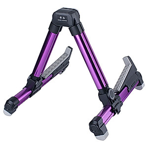 ENO Music Folding Acoustic Guitar Stand, Suitable for Electric Guitars - Alumium Alloy Bass Stand