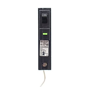 SCHNEIDER ELECTRIC 120-Volt 15-Amp HOM115AFI Miniature Circuit Breaker 120V 15A