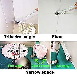 AncBace Dish Brush Kitchen Cleaning Brush Bottle Brush Bathroom Scrub Brushes Sink Household Pot Pan Edge Corners Tile Lines Brush with Stiff Bristles