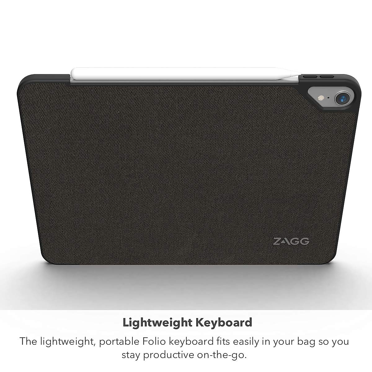 ZAGG Folio Keyboard - Backlit Tablet Keyboard and Case - Made for iPad Pro 11"" (2018) - Black (103002357)