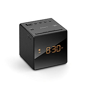 Sony ICFC-1 Alarm Clock Radio LED Black (Renewed)