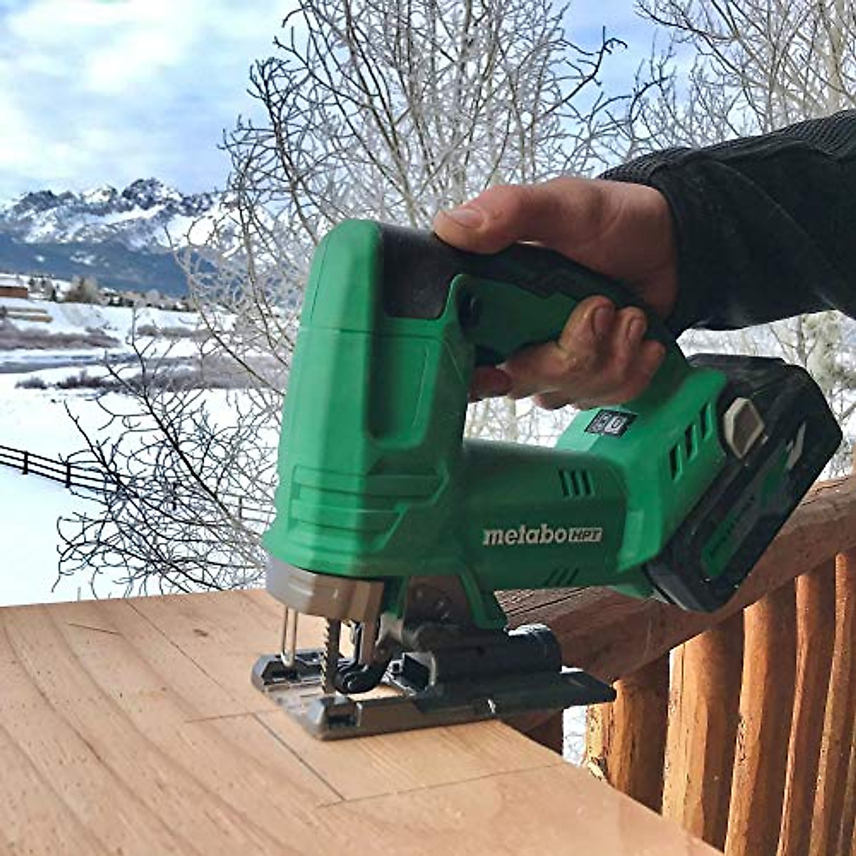 Metabo HPT 18V MultiVolt Jig Saw | 2500 SPM | Variable Speed Trigger | Tool Only | CJ18DAQ4