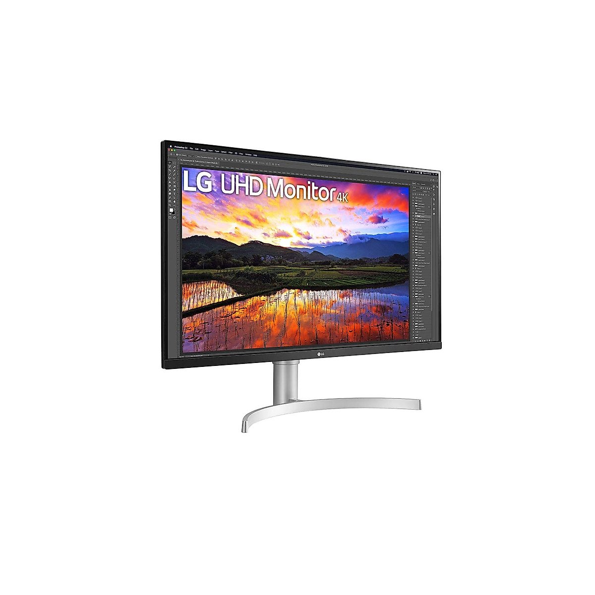LG 31.5” HDR10 IPS UHD 4K Monitor (3840x2160) with DCI-P3 95% (Typ.), AMD FreeSync, Dynamic Action Sync, Black Stabilizer, MAXX Audio & Ergonomic Design (32BN67U-B)