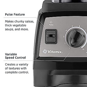 Vitamix Professional Series 300 Blender, Professional Grade, 64oz. Low Profile Container, Onyx