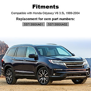 WMPHE Compatible with Power Steering Pressure Hose Assembly Honda Odyssey V6 3.5L 1999 2000 2001 2002 2003 2004, Replace OEM 53713S0XA01 53713S0XA02 3401212