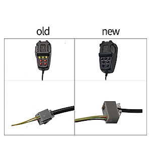 FARBIN Car Siren Horn 7 Tone Police Siren Vehicle Loudspeaker with Handheld Microphone Amplifier 12V 100W Emergency Sounds Siren Electric Horn with Mic PA