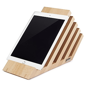 Ozeri Magnetic Knife Block and Tablet Holder, Made in Italy