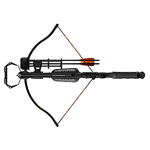 BARNETT Blackcat Recurve Crossbow Hunting Package, with Red Dot Sight, 2 Arrows, Lightweight Quiver, Shoots 260 Feet Per Second, Black Strike