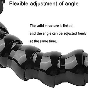FiTSTILL Jaws Flex Clamp Mount with Adjustable Gooseneck 8-Section Compatible with Go Pro Hero 11,10. 9, 8, 7, 6, 5, 4, Session, 3+, 3, 2, 1, Max, Fusion, DJI Osmo Action Cameras
