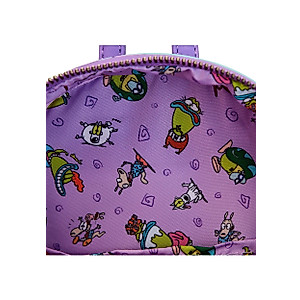 Loungefly Nickelodeon Rockos Modern Life Lenitcular TV Backpack