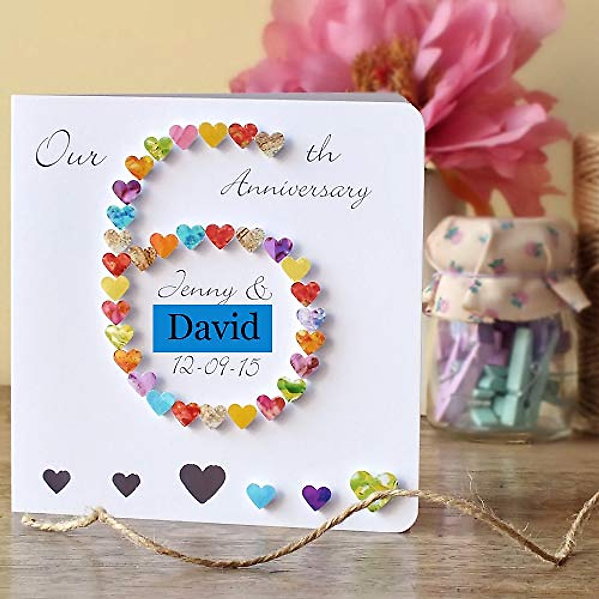 10 Pack, MarkDomain Compatible Label Tape Replacement for Brother 12mm 0.47 Inch TZe Color Laminated Tape, for P Touch PT D210 Label Maker, White on Green/Pink/Grey/Gold/Blue/Red/Blue/Yellow/Orange