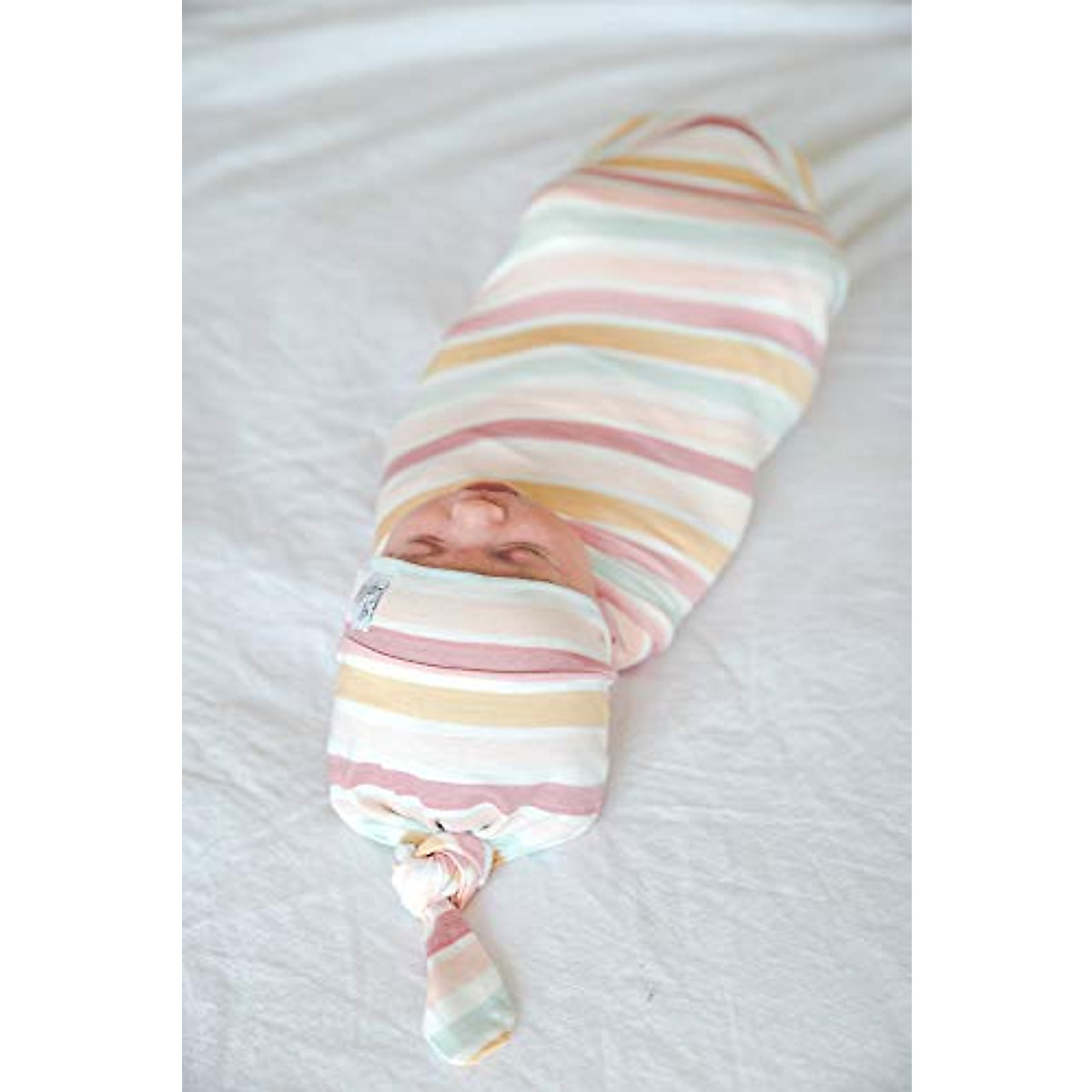 Copper Pearl Large Premium Knit Baby Swaddle Receiving Blanket Belle
