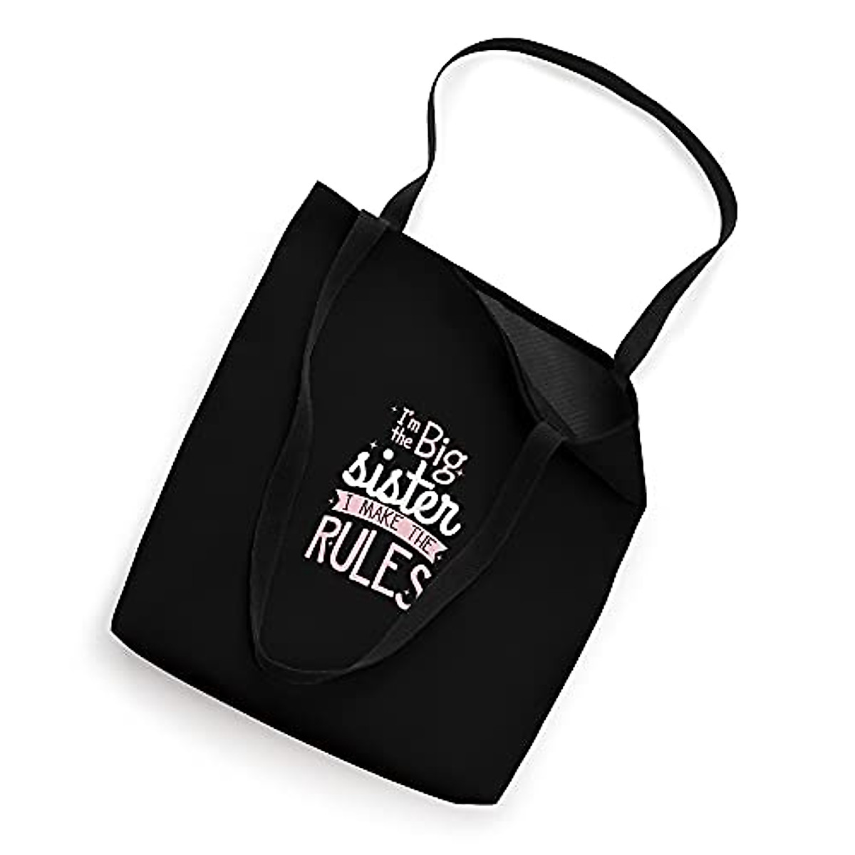 Funny Big Sister Rules Siblings Childhood Twins Tote Bag