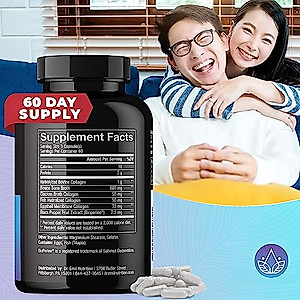 DR. EMIL NUTRITION Multi Collagen Pills - 180 Capsules - Collagen Supplements to Support Hair, Skin, Nails, & Joints - Hydrolyzed Collagen Supplements for Women with Types I, II, III, V & X