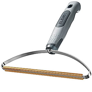 Pet Hair Remover Pro, Dog Cat Hair Remover, Portable Lint Cleaner, Fur Removal Rake Tool, Carpet Scraper, Fuzz Rollers Hairball Shaver Brush for Carpet, Car Mat, Couch, Pet Bed, Furniture & Rug Gray