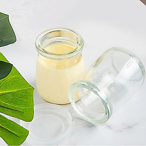 ihomecooker Small Mason Jars 60Pack, 3.4 oz/100 ml Glass Favor Jars with Lids, Candle jars,Yogurt Containers with Lids,Bath Salt Jars Wedding Favors Honey Pot