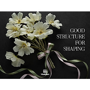 Vitalizart Satin Ribbon 3/8 Inch Double Faced Silk Like Thin Ribbon for Gift Wrapping Bouquet Hair Wedding Christmas Decoration 30 Yards