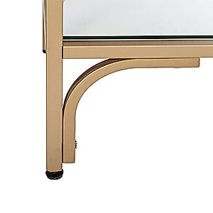 Safavieh Home Collection Brooklyn 7 Tier Etagere, Gold and Clear