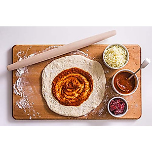 J.K. Adams FRP-2 Maple Wood French Dowel Rolling Pin, 20-1/2-Inch-by-1-1/2-Inch