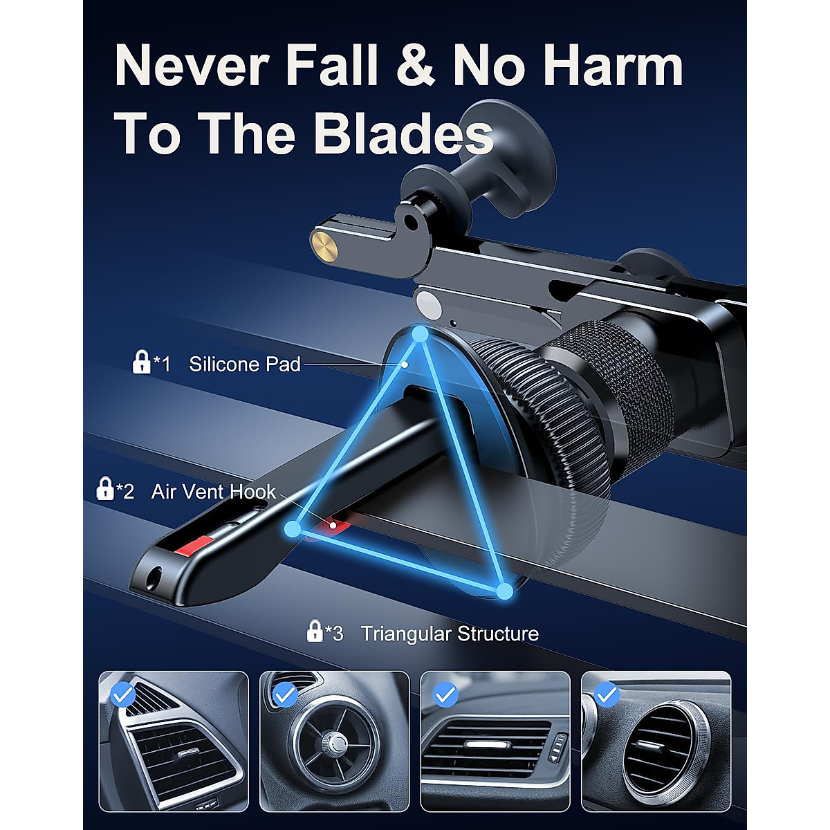 xuenair Fold 4 Car Mount, [2 Forms] Gravity Z Fold 5 4 Car Mount,[Thick Case Friendly] Cell Phone Holder Z Fold 4 Car Mount for Samsung Galaxy Z Fold 5 4 3 2 s23 22 Ultra iPhone 15 14 13 12