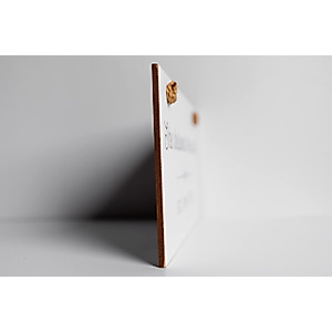 Marvin Gardens Designs She Believed She Could So She Did Inspirational Hanging Wood Wall Sign 9.5 by 5.5 Inches She Believed (White), 9.5 x 5.5…