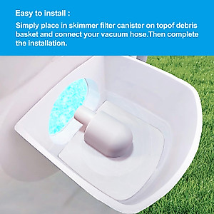 P58PP1955W05 Vacuum Plate Adapter Replace for Summer Waves Fit for Polygroup Skimmer Filter Pump Systems