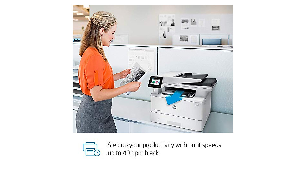 HP LaserJet Pro MFP M428fdn Monochrome Laser Printer - Fast & Secure