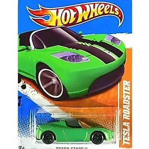 Hot Wheels 2011, Tesla Roadster 67/244. Track Stars. 1:64 Scale.