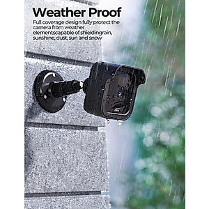 Blink XT XT2 Camera Wall Mount Bracket ,Weather Proof 360 Degree Protective Adjustable Indoor/Outdoor Mount and Cover for Blink XT XT2 Home Security Camera Anti-Sun Glare UV Protection Black(3 Pack)