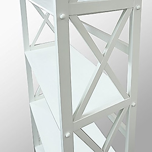 Casual Home 3-Shelf Montego Bookcase, White