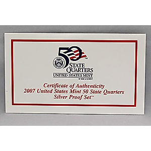 2007 S U.S. Silver State Quarters Proof Set US Mint Uncirculated
