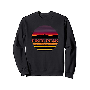 Retro Vintage Pikes Peak, Colorado Vacation Souvenir Sweatshirt