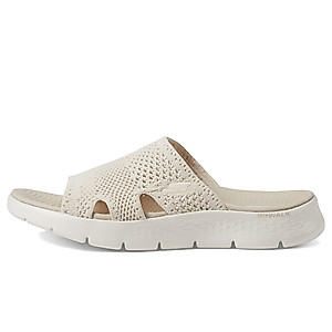 Skechers Women's GO Walk Flex Sandal-ELATION Slide, Natural, 8